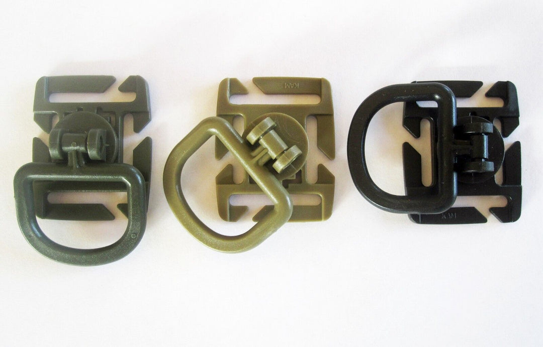 DLP Tactical MOD-U-LOX 360 Degree Rotating MOLLE attachment D-Ring