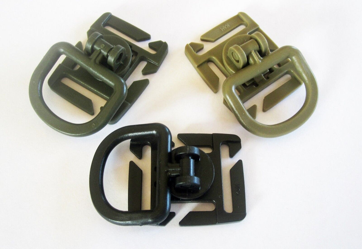 DLP Tactical MOD-U-LOX 360 Degree Rotating MOLLE attachment D-Ring