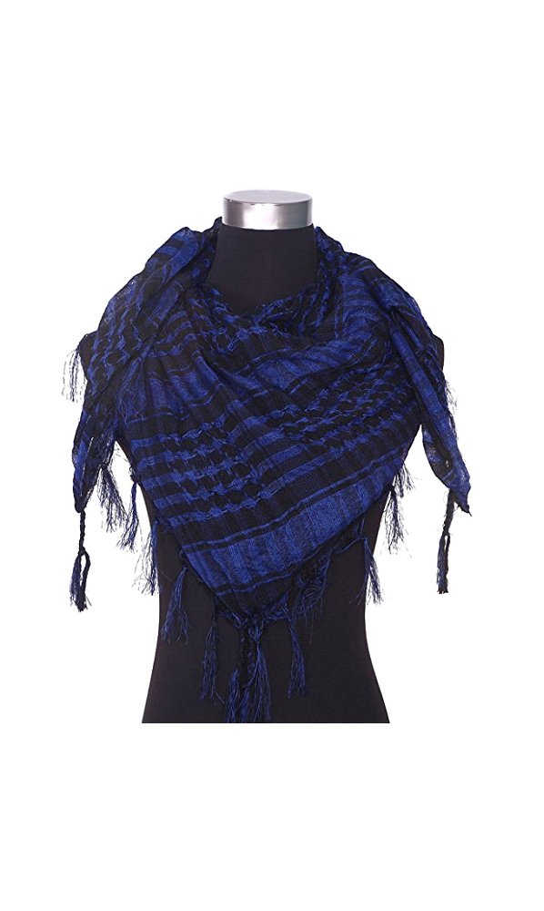 DLP Tactical Premium 100% Cotton Arab Scarf/Keffiyeh/Shemagh/Desert Wr