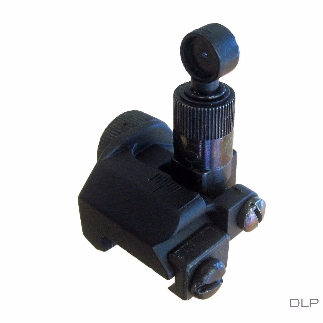 DLP Tactical KAC Style 600M Folding Metal Rear BUIS Iron Sight